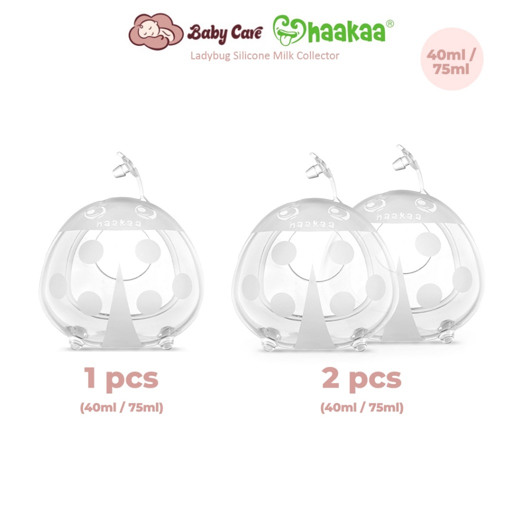 Haakaa Silicone Ladybug Breast Milk Collector 40ml/75ml | Shopee Malaysia