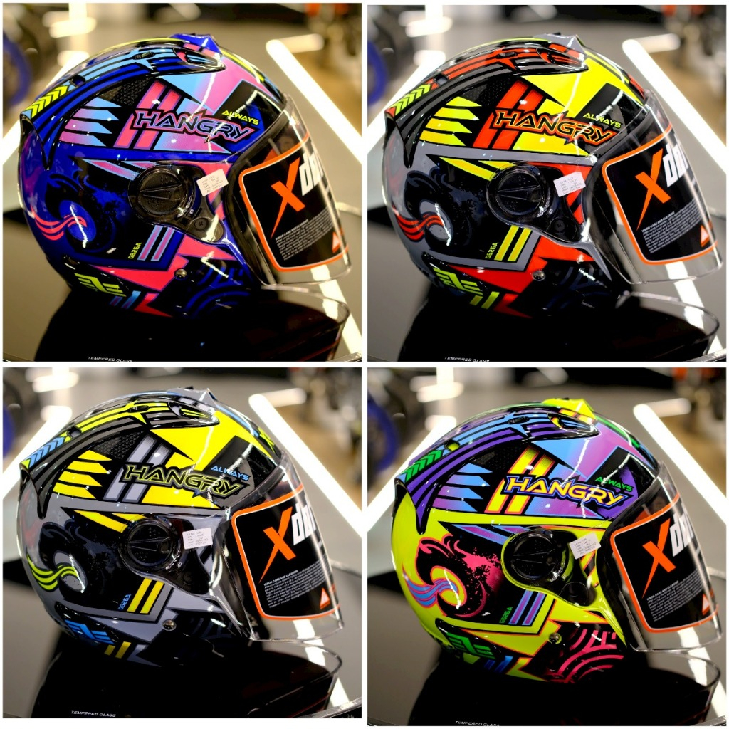 HELMET XDOT G626A HANGRY / SPITFIRE / DARE TO DREAM (NEW) ready stock ...