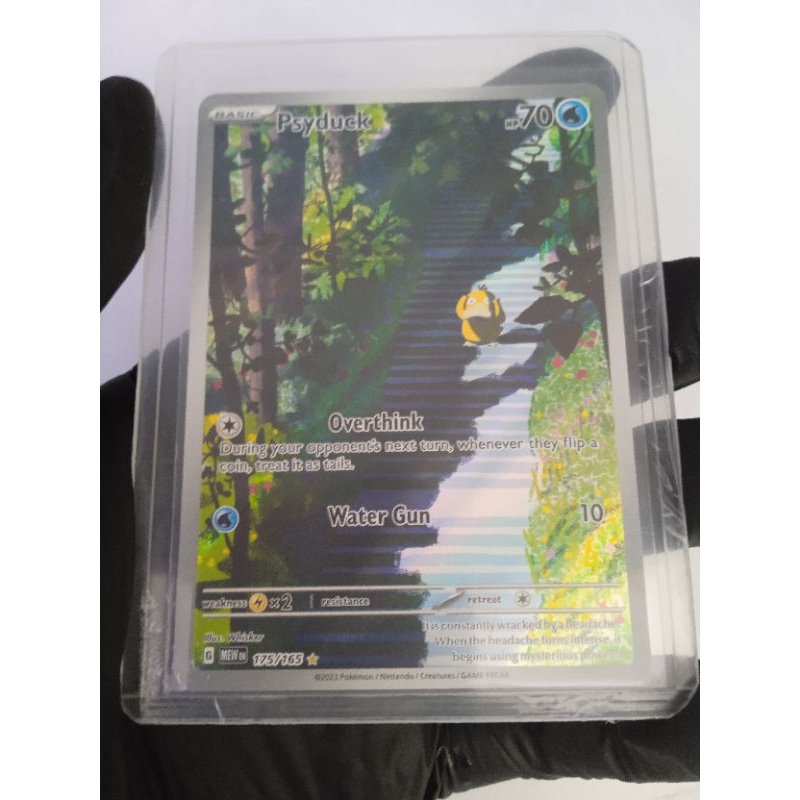 Psyduck-175/165- illustration rare 151english | Shopee Malaysia