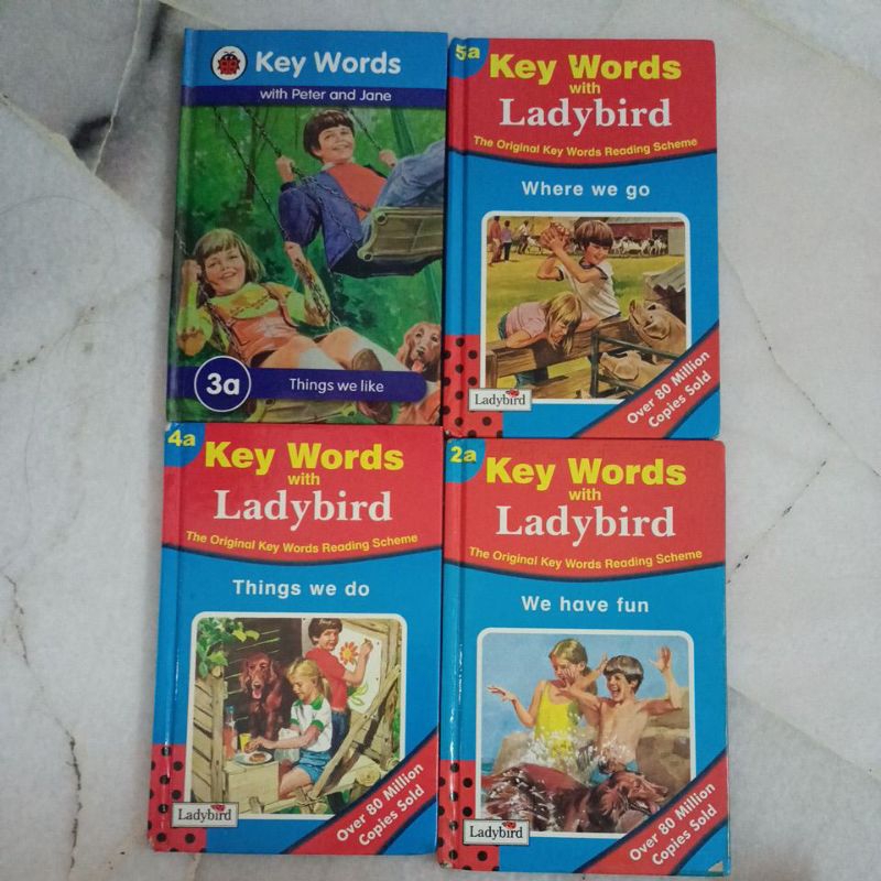 Ladybird Reading books x4pcs (used) | Shopee Malaysia