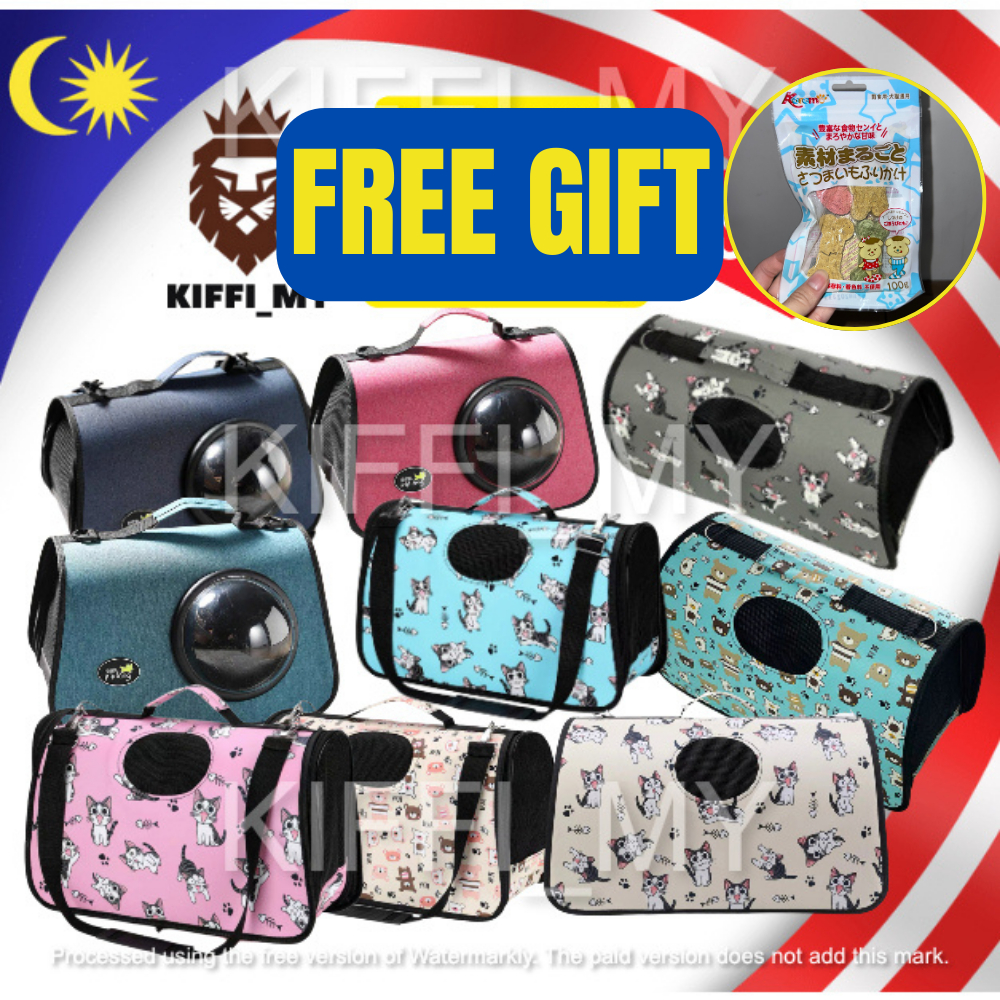 Beg Kucing Large Pet Dog Cat Carrier Bag Travel Essentials Fashion Bag ...