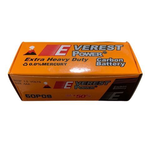 Everest Power 4pcs AAA Battery 1.5V Extra Heavy Duty | Shopee Malaysia