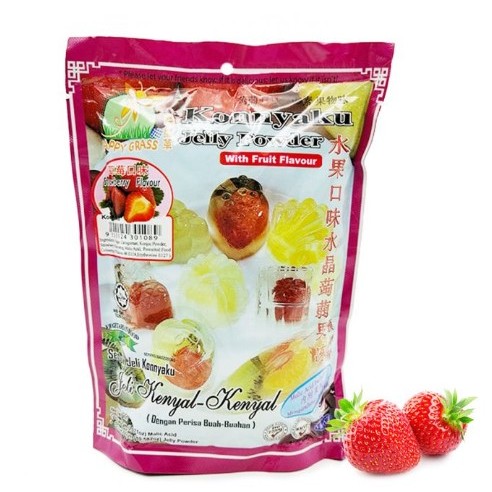 Happy Grass Konnyaku Jelly Powder Plain & All flavour 280g/300g HALAL ...