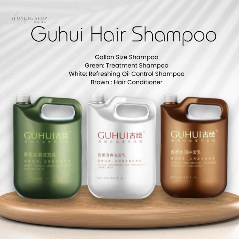 Guhui Gallon Size Hair Shampoo 4000ml 古绘洗发水 大桶洗发水 | Shopee Malaysia