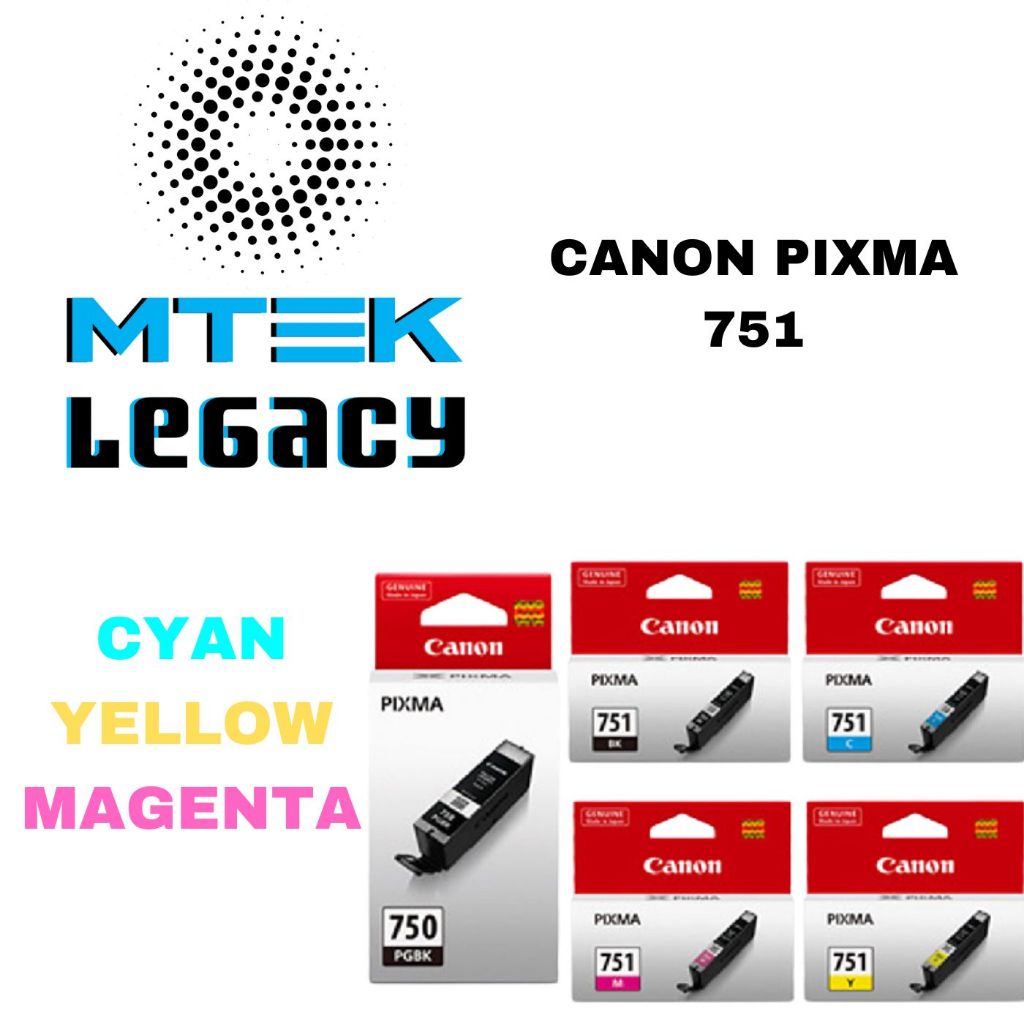 CANON CLI-751 COLOUR (CYAN , YELLOW , MAGENTA ) (EXPIRED DATE ...