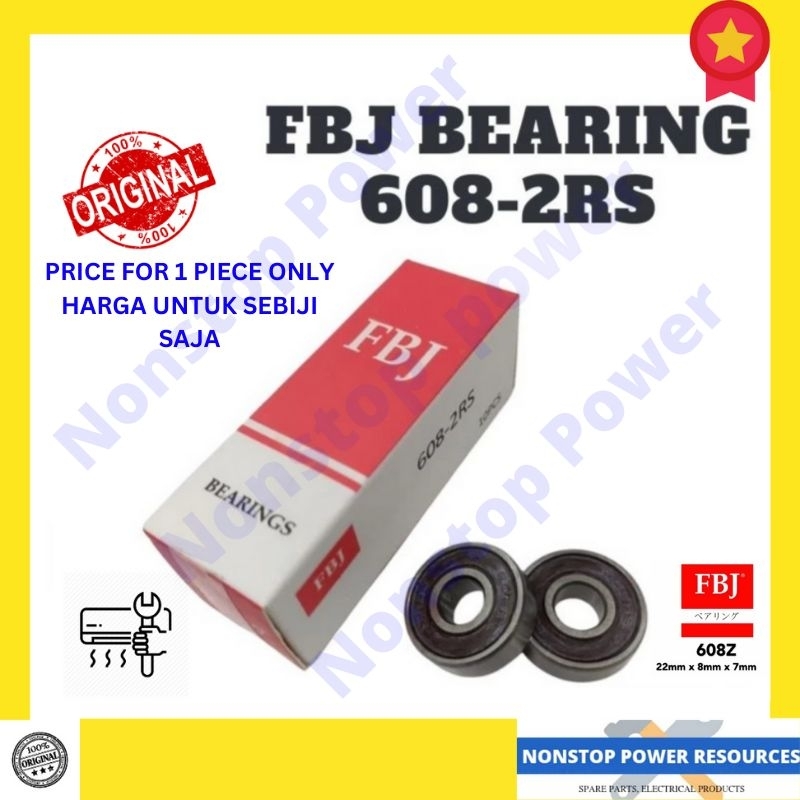 FBJ 608-2RS Bearing For Panasonic KDK Table fan Wall fan Stand fan ...