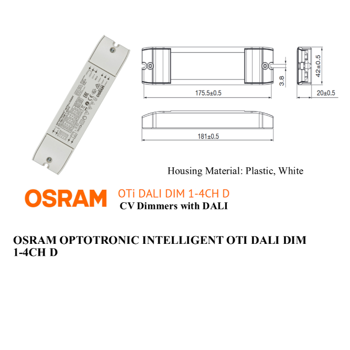 OSRAM OTI DALI DIM 1-4CH D, CV DIMMERS WITH DALI, DALI DIMMER FOR LED STRIP | Shopee Malaysia