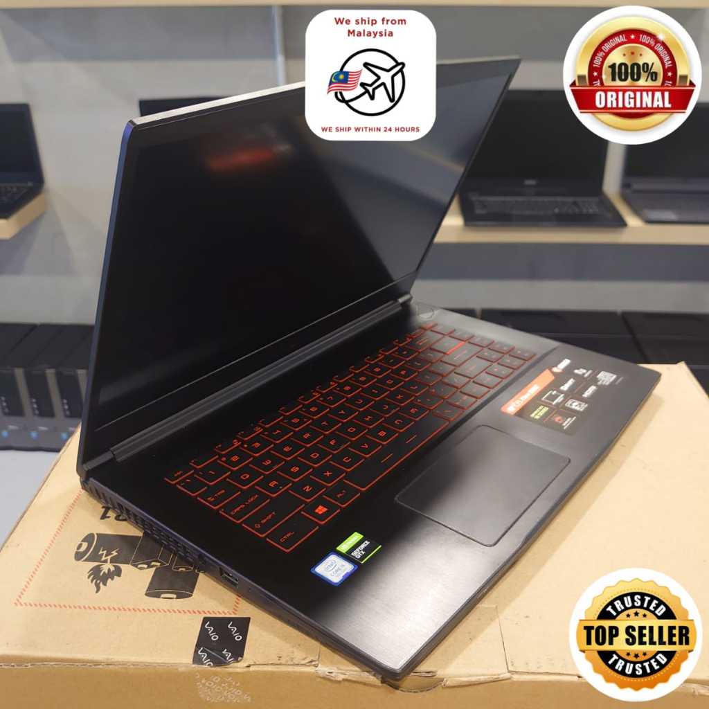 MSI GF63 THIN 9SC I5 + NVIDIA GRAPHICS GAMING LAPTOP 100% ORIGINAL USED ...