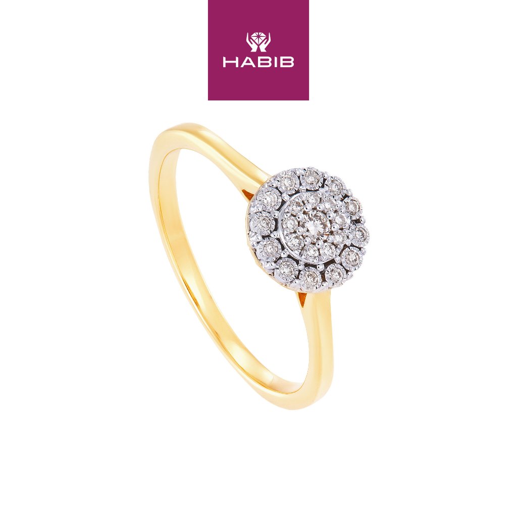 HABIB Diamond Ring in 375/9K Yellow Gold 265381222(YG) | Shopee Malaysia