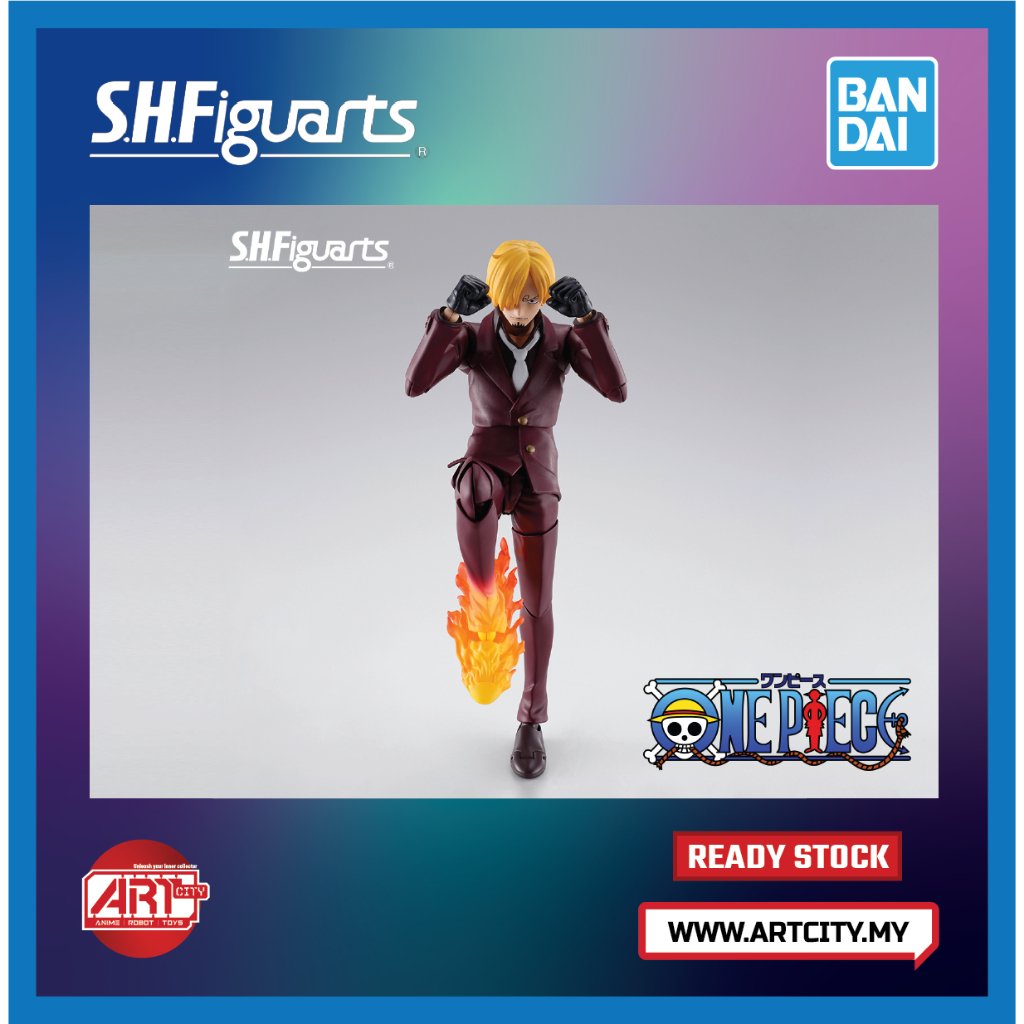 (READY STOCK) Bandai S.H.Figuarts - SHF Vinsmoke Sanji - The Raid on ...
