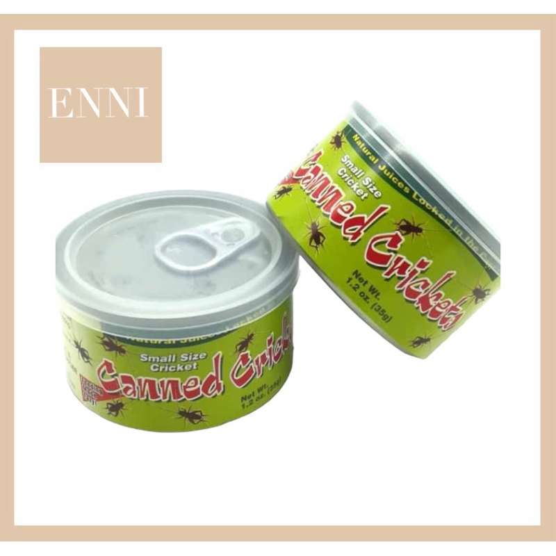 Canned cricket (small size)/Cengkerik tin / canned crickets | Shopee ...