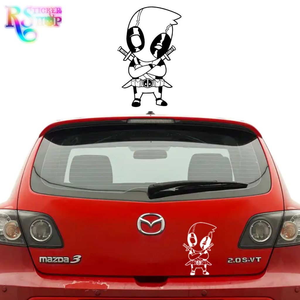 Deadpool Logo Decal Car Sticker / RS 9128 | Shopee Malaysia