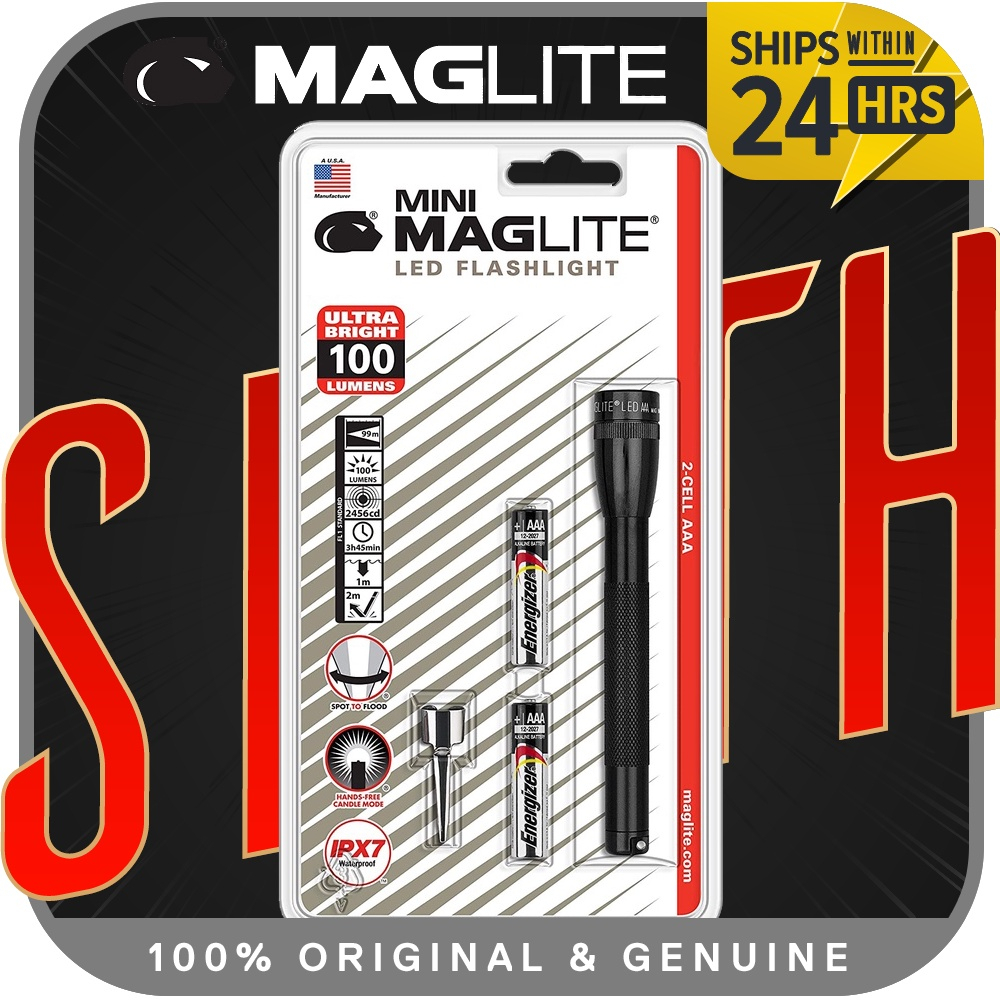Maglite Mini LED 2-Cell AAA Flashlight l SP32016 | Shopee Malaysia