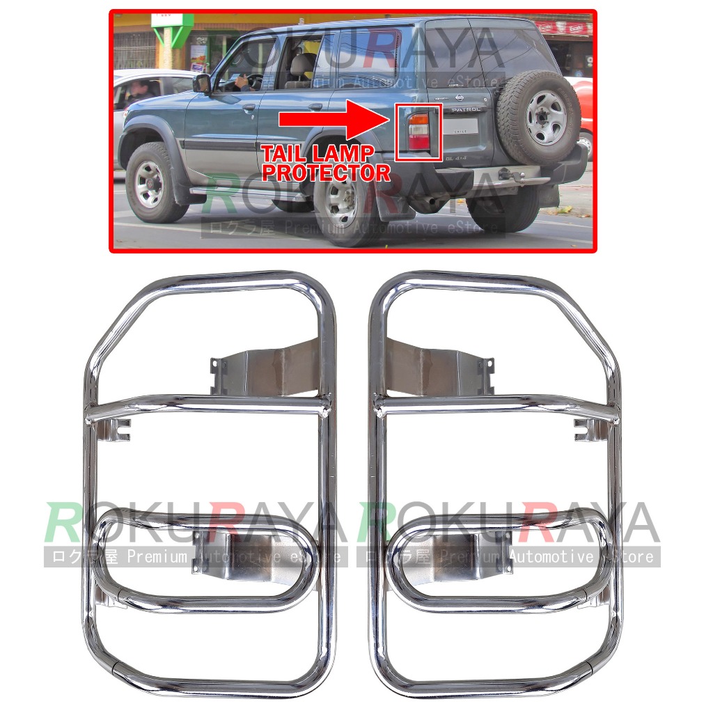 Nissan Patrol Y61 GU1 GU2 GU3 (1998) Rear Back Tail Lamp Light Metal ...