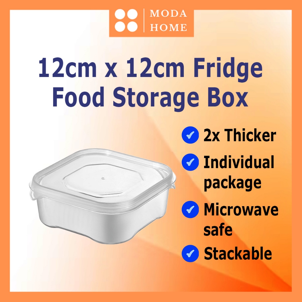 Moda Home Fridge Frozen Meat Storage Box Fridge Organizer Transparent ...