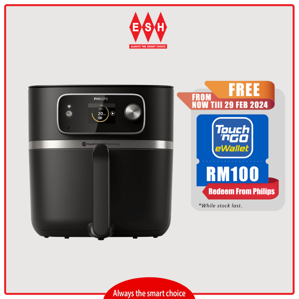 Philips HD9880 8.3L Series 7000 Combi Connected XXL Airfryer | ESH ...