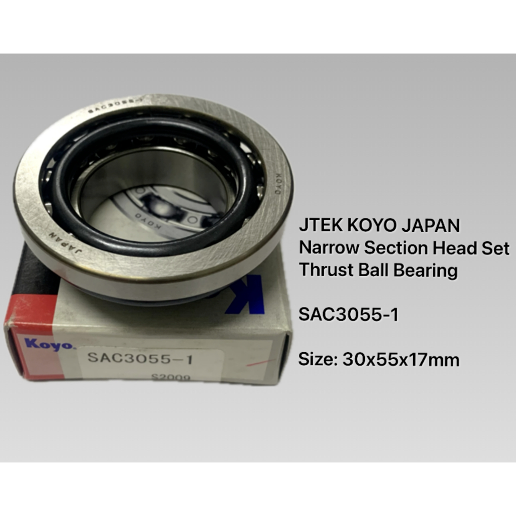 JTEKT KOYO JAPAN SAC3055-1 THRUST BALL BEARING. 91016-KT8-005 HONDA STEERING HEAD VF, VFR, VT ...