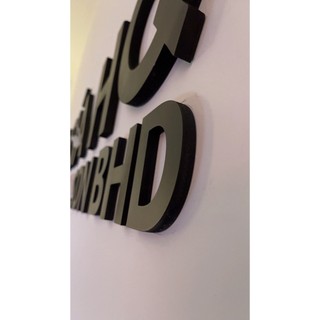 PVC Foamex Size 10cm high - Custom 3D Wording Alphabet Branding Sign ...