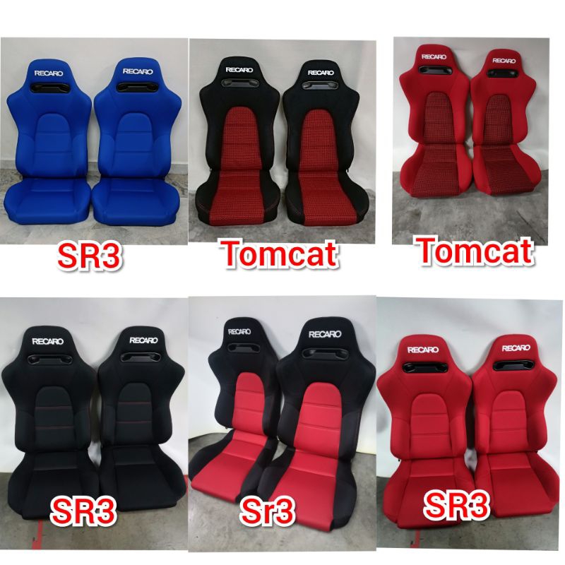 SR3,C99 Tomcat Bucket Sport Seat Kerusi Kereta Proton Wira Lama Satria ...