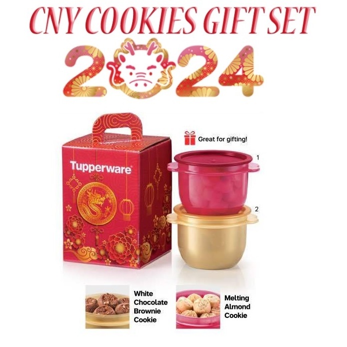 ** EXP: 31 Aug 2024** Tupperware CNY Cookies Gift Set 2024 | Shopee ...