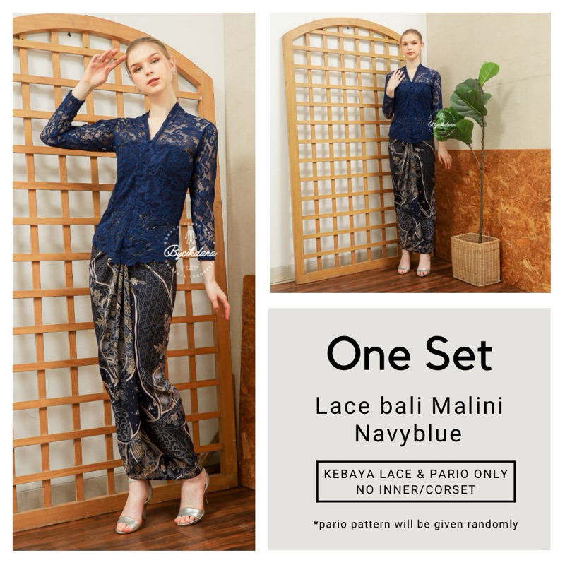 (ONE SET) Bycikdara Kebaya Lace Set Pario | Kebaya Lace Bali Malini ...