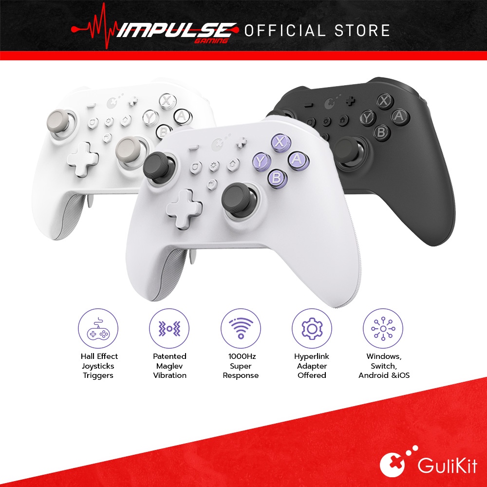 Gulikit NSW Nintendo Switch GuliKit King Kong 3 KK3 MAX Wireless Pro ...