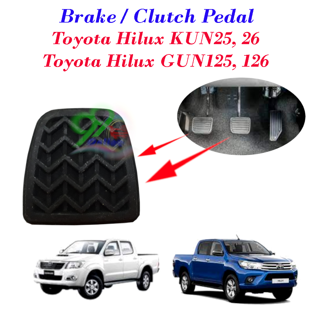 Toyota Hilux KUN25, 26 , GUN125, 126 ( Manual ) Brake / Clutch Pedal ...