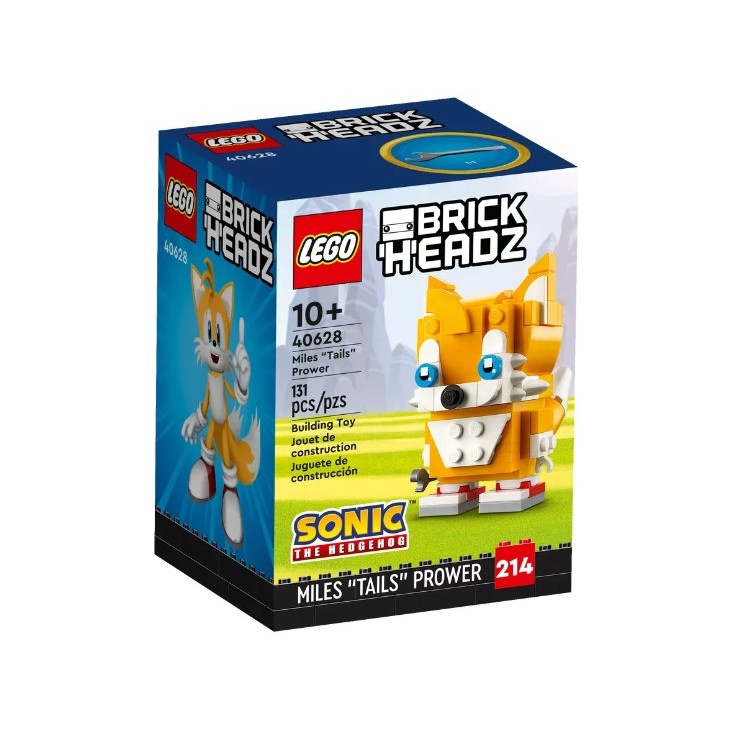 LEGO 40628 Brickheadz Miles "Tails" Prower (131 pcs) | Shopee Malaysia