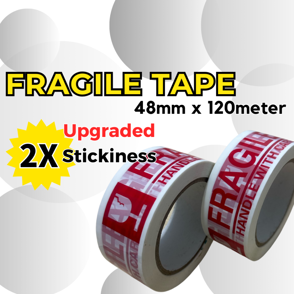 Fragile Tape Strong Glue 48mm Opp Fragile Salotip Cellophane Cellotape Salotape Selotape 易碎胶带 3T ...