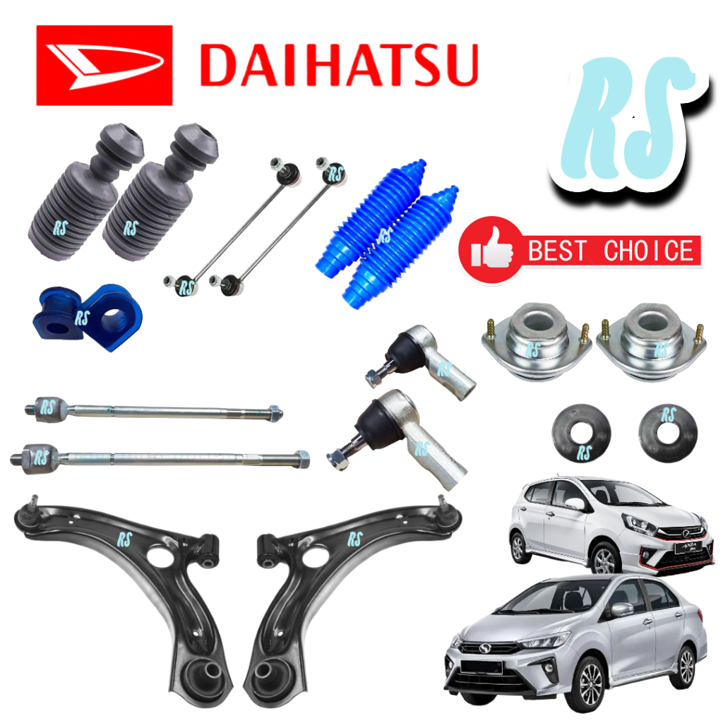 18 Item Combo Set FRONT Suspension Part Perodua Axia, Bezza Lower Arm ...