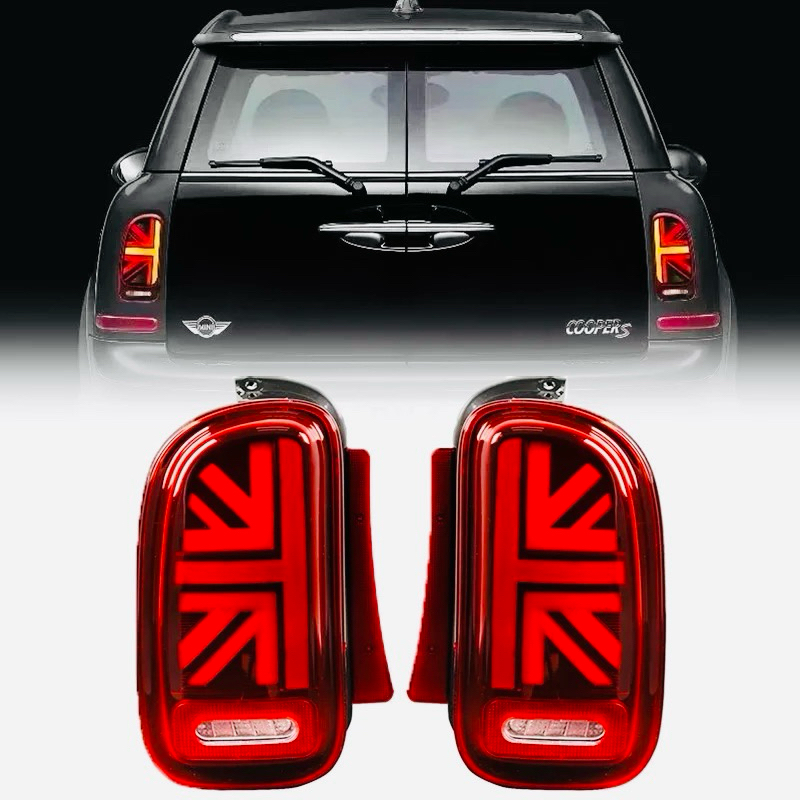 Mini Cooper Clubman R55 2007 - 2014 union jack rear led tail lamp light ...
