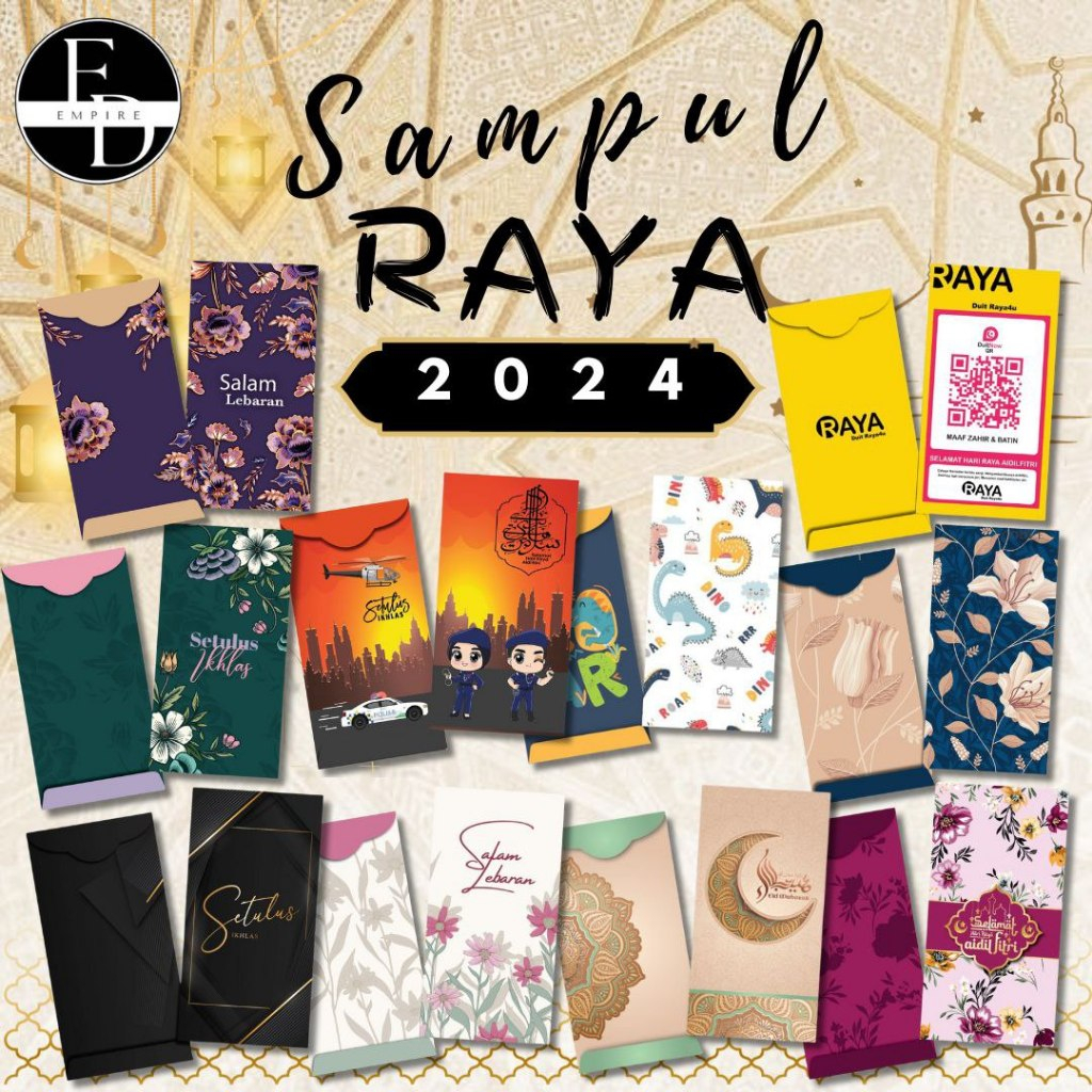 Sampul Raya 2024 Exclusive [Top Selling] 10 Pcs/Pack | Shopee Malaysia