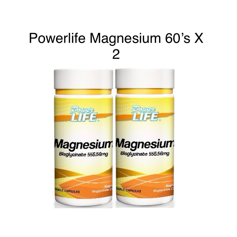 Powerlife Magnesium 555.56mg 60’s X 2 (Muscle Health) | Shopee Malaysia
