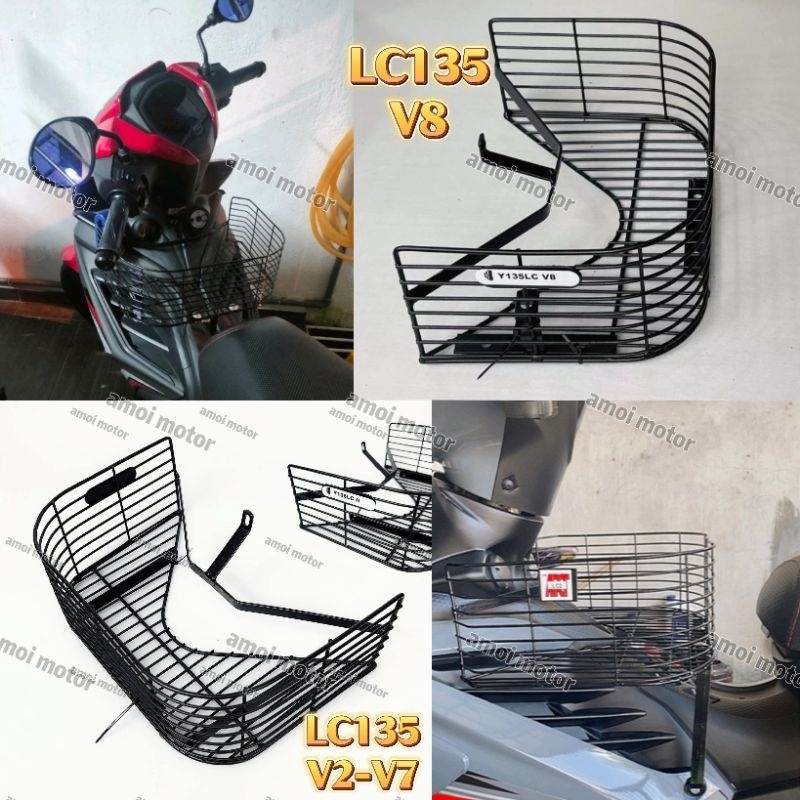 LC135 V2-V7 LC135 V8 Fi Basket Raga Besi Heavy Duty Bakul Besi LC135 V2 ...