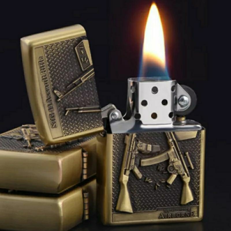 Jiantai Lighter metal (warna mas api lembut) | Shopee Malaysia
