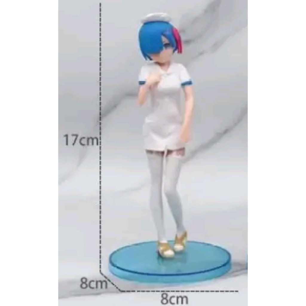 Anime Figure Cute Kawaii Rem Miku Hatsune Minifigure Q Version Noddle ...