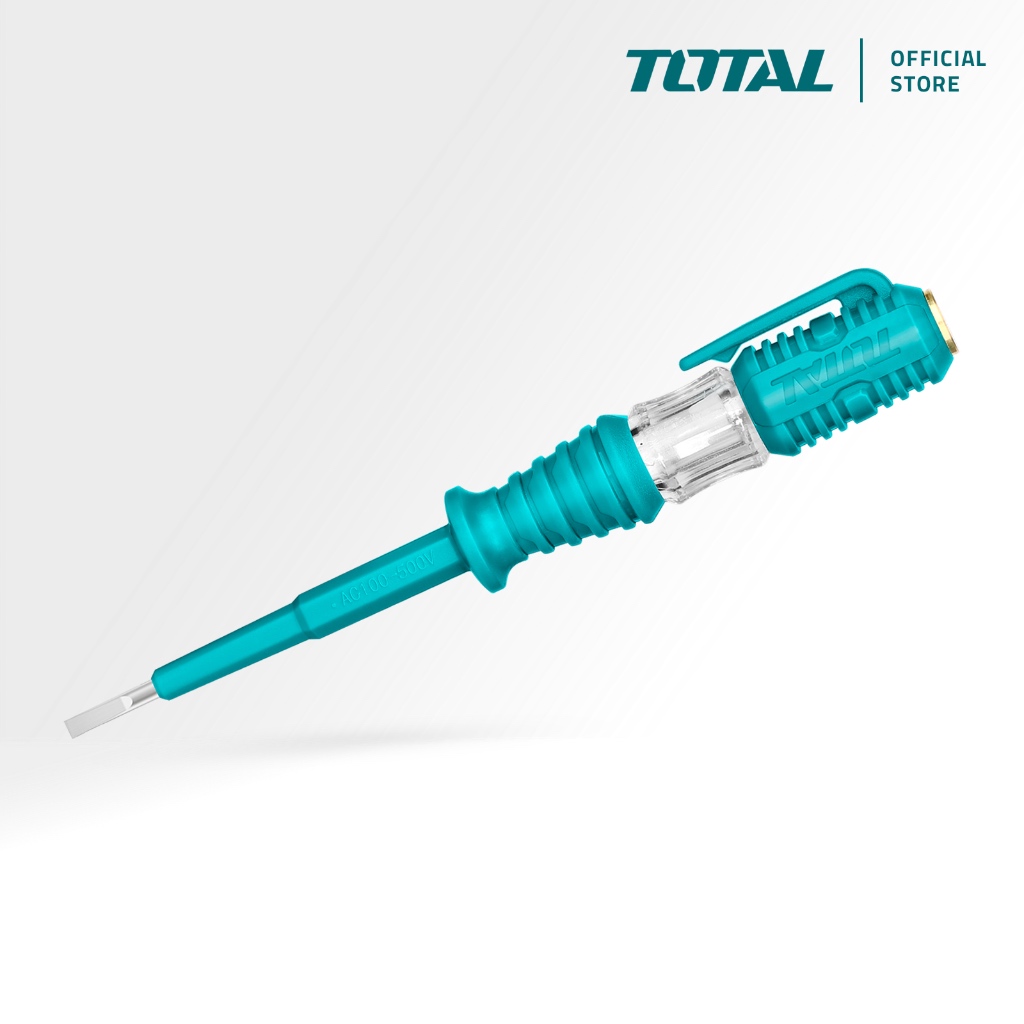TOTAL Test Pencil for AC With Neon Bulb Indicator & Pocket Pen Clip ...