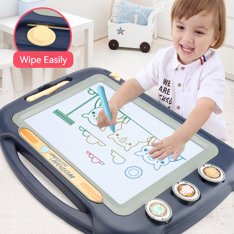 Large Kids Magnetic Drawing Board - Early Educational Toys Girls Boys ...