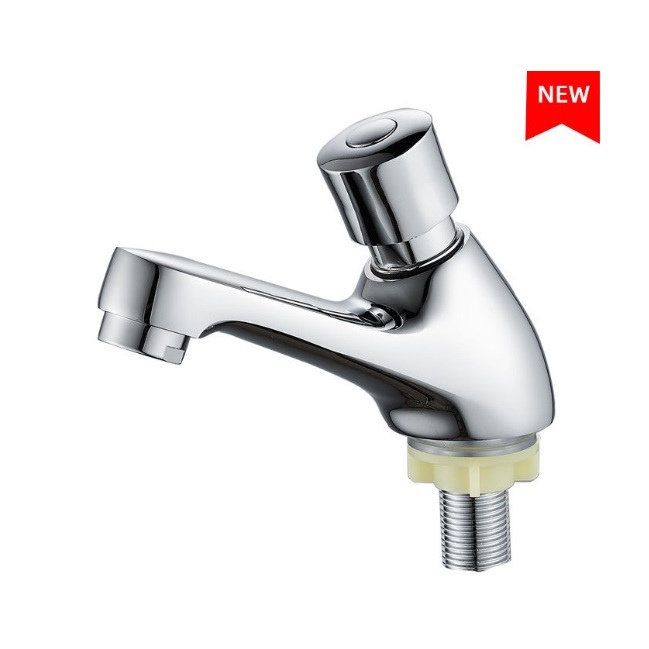 Delay Tap, Brass Faucet Auto Self Closing Water Saving Tap Bathroom ...