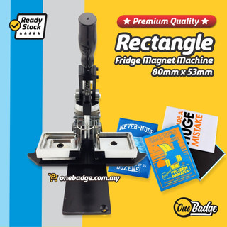 Rectangle Fridge Magnet Machine- 80mm x 53mm | Premium Quality Fridge ...
