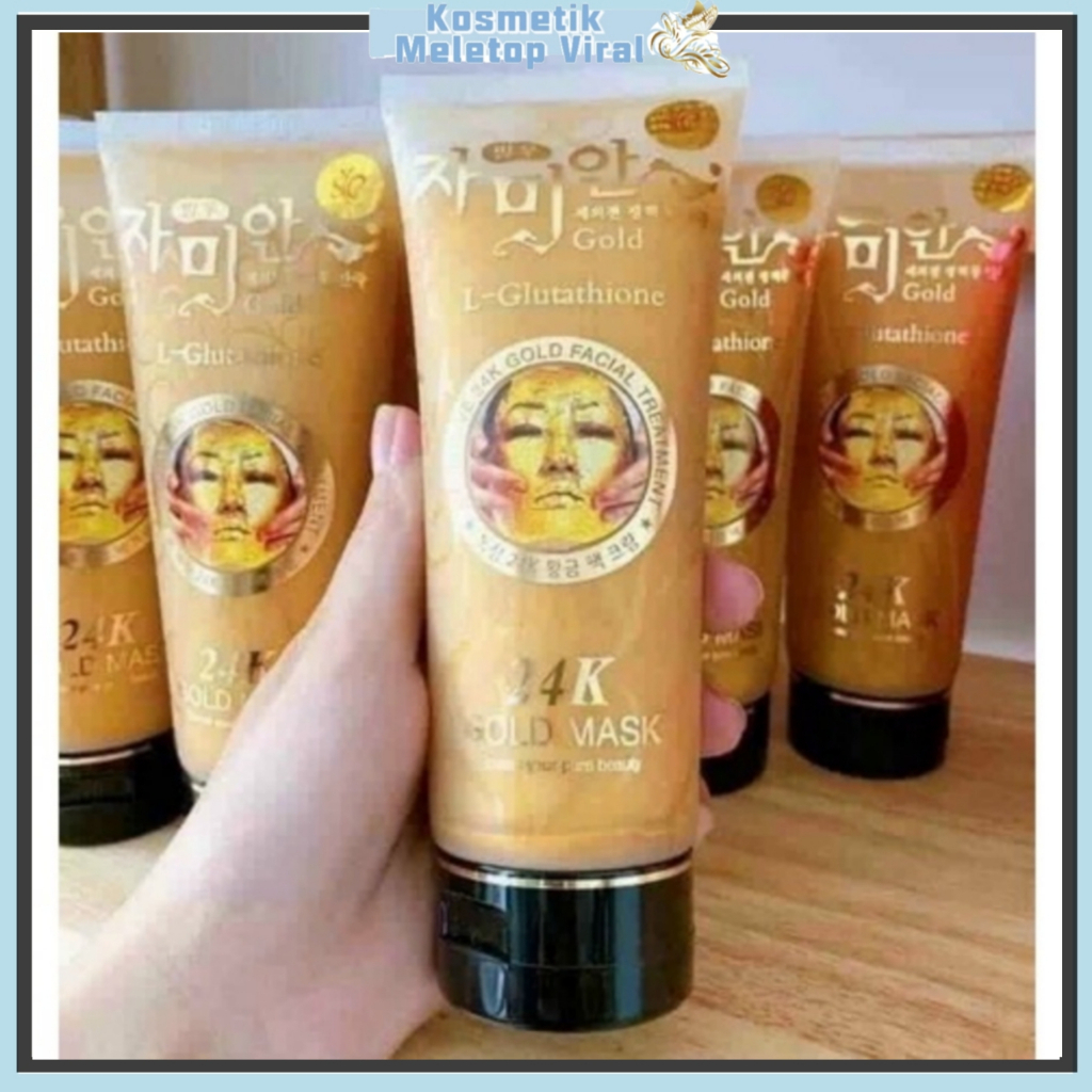 24K GOLD MASK L-GLUTATHIONE KOREA | Shopee Malaysia