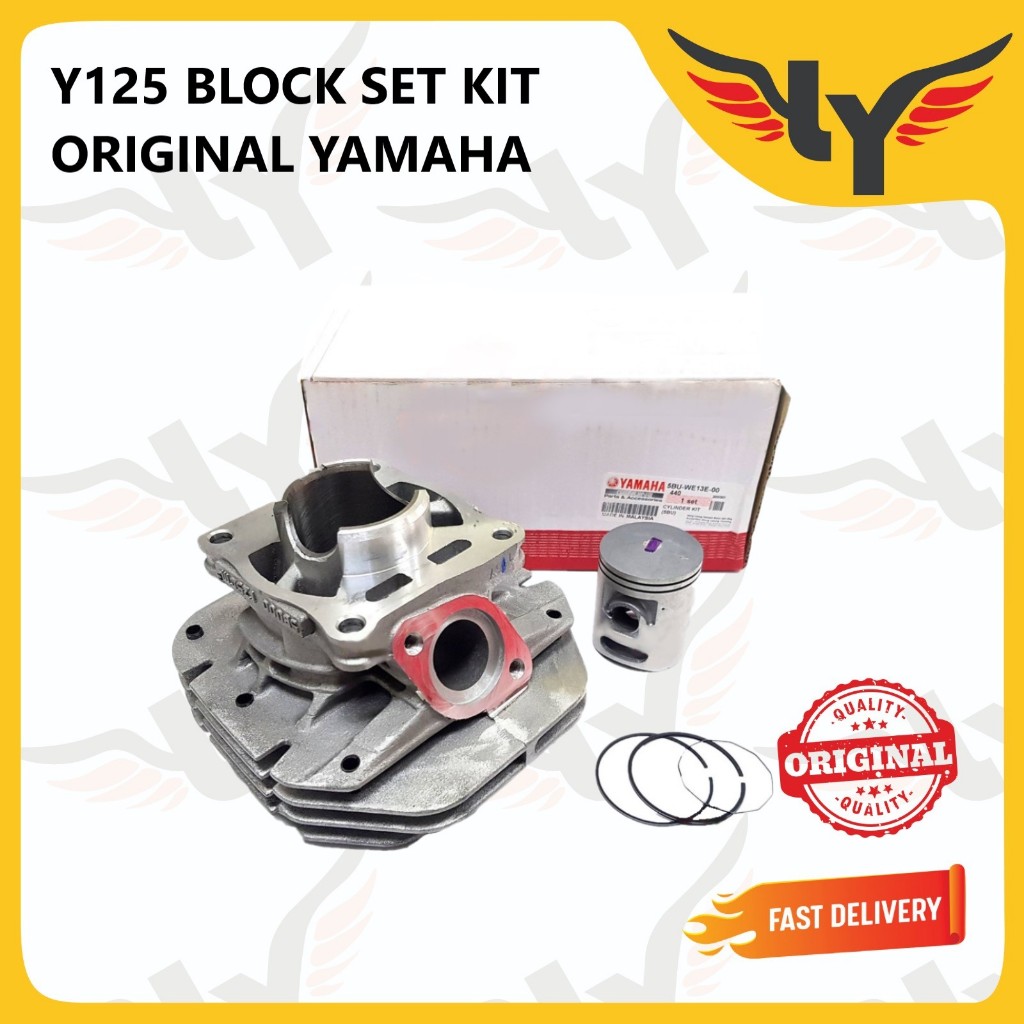 Yamaha Y125ZR Cylinder Block Set - 5BU-WE13E-00 (100% Original) | Shopee Malaysia