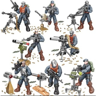 MINIFUGURES BLOCKS SET OF 8 IN 1 SWAT SERIES MINI SOLDIERS TEAMS (XJ ...