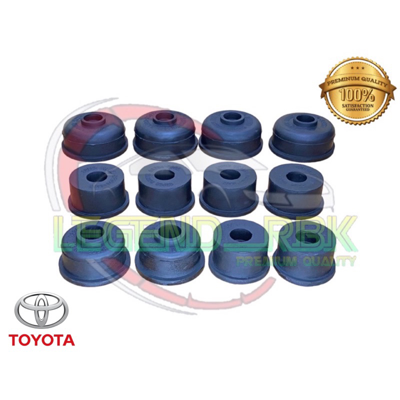 (12PCS) TOYOTA HILUX LN65 LN106 CABIN MOUNTING BUSH / BODY MOUNTING ...