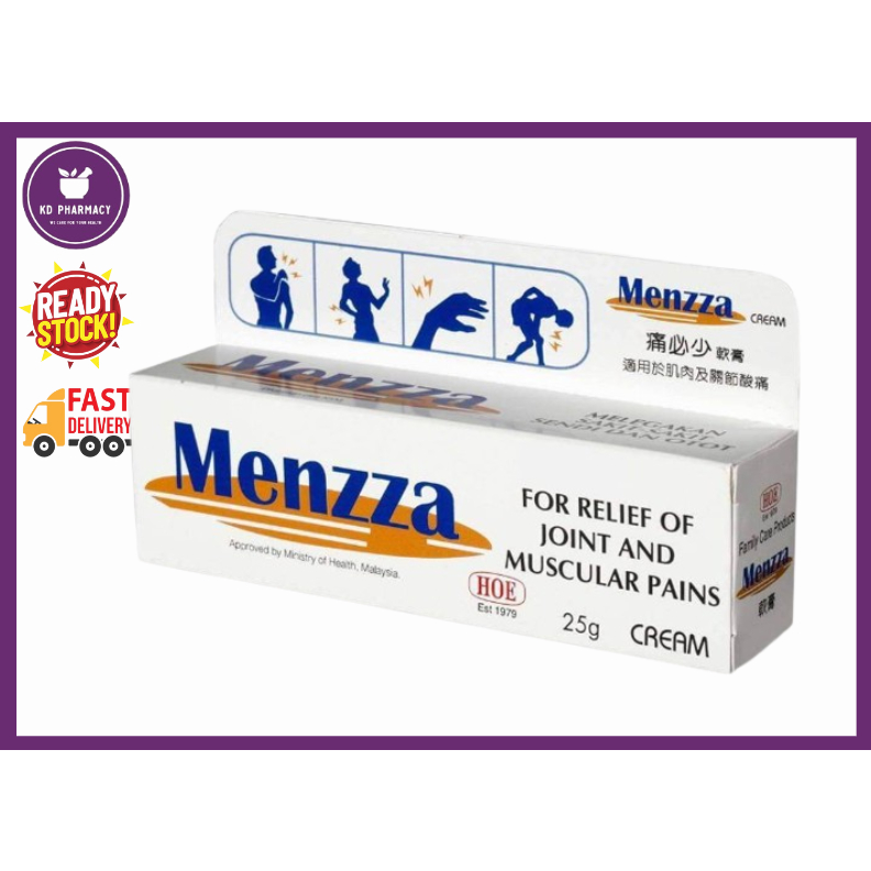 Menzza Cream 25g / For Relief of Joint and Muscular Pain | Shopee Malaysia