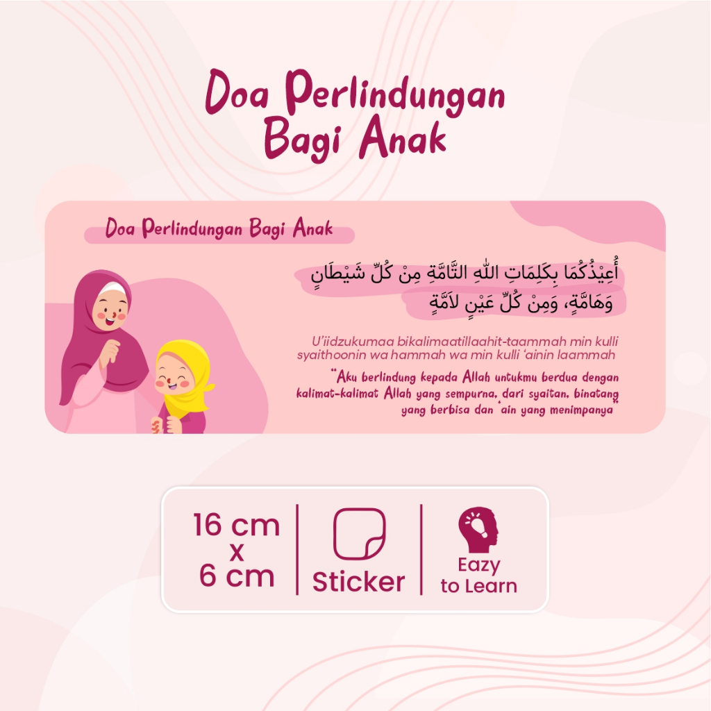 60 Pilihan Doa Harian Sticker Colourful Bookmarks With Free Gift ...