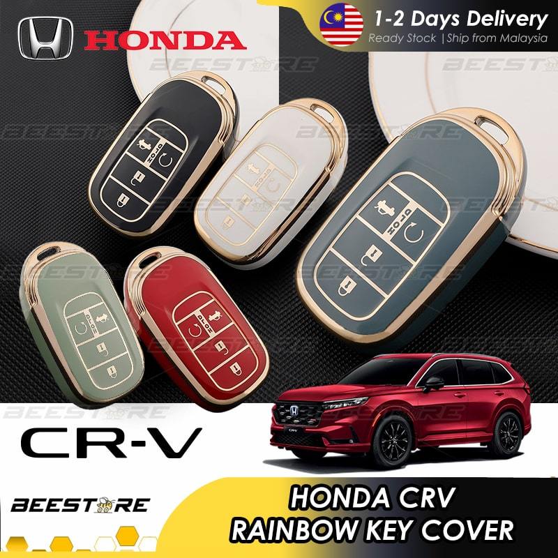Honda CRV 2024 TPU Car Key Cover Rainbow Smart Keyless Remote Control ...