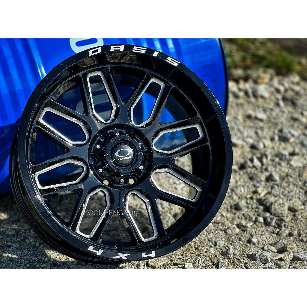 New 4x4 OFFROAD Sport Rim OASIS WHEELS 20x10J 6x139 ET-18 Gloss Black ...