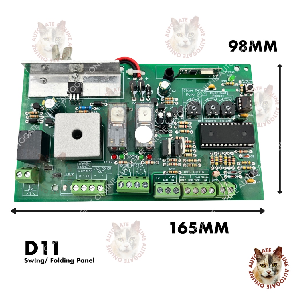 D11 DC Swing Controller Panel / Remote Control 4Ch 433Mhz | Shopee Malaysia