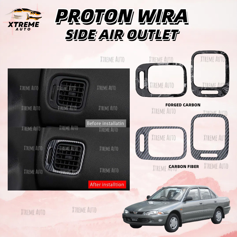 XTREME AUTO proton wira side air outlet frame | Shopee Malaysia